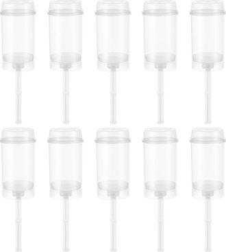 TOPBATHY 20 St&uuml;ck Push up Cake Pop Beh&auml;lter Mit Deckel - Wiederverwendbare Kunststoff Push Pops F&uuml;r Kuchen Pudding Und Desserts - Perfekt F&uuml;r Party Backen Und 
