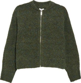 s.Oliver Cardigan Strickjacke Melierte Boucl&eacute;-Strickjacke