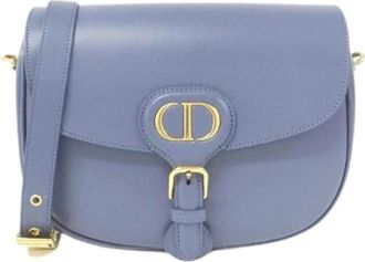 Dior Pre-owned Bobby Medium Calfskin Shoulder Bag - Femme - Pre-owned - Bleu - Taille: ONE Size