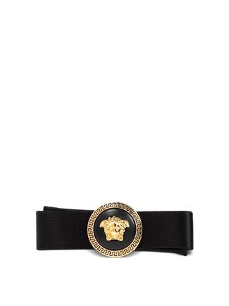 Versace Plaque m&eacute;duse &agrave; clip noire