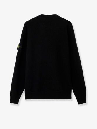 Stone Island Mens Sweater Virgin Wool Blend Black