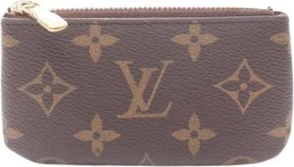 Louis Vuitton unisex, Pre-owned, Brun, Taille: ONE Size Portefeuille en toile Pre-owned