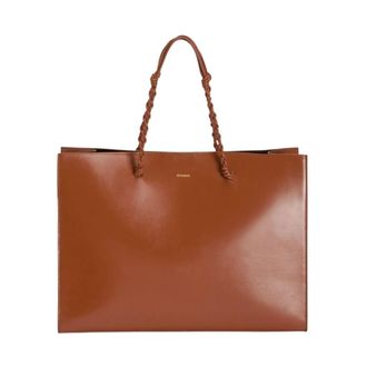 Jil Sander Femme, Sacs, Brun, Taille: ONE Size Tangle Shopping EW