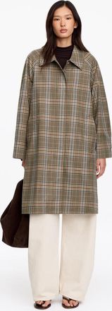 Arket Karierter Car Coat -Beige