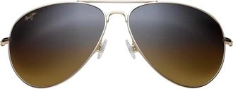 Maui Jim unisex, Accessoires, Jaune, Taille: 60 MM Mavericks Aviator Lunettes de soleil