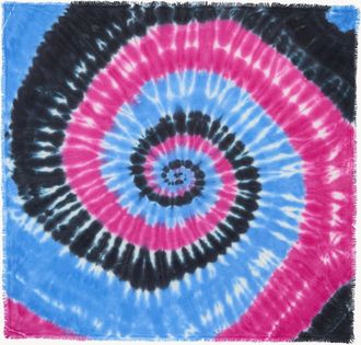 Kujten Grand bandana cachemire tie & dye - Grand Bandana Hachiko Sunny