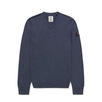 Ecoalf Ecoalf, Homme, Pulls, Bleu, Taille: L Ferro V-neck Tricots