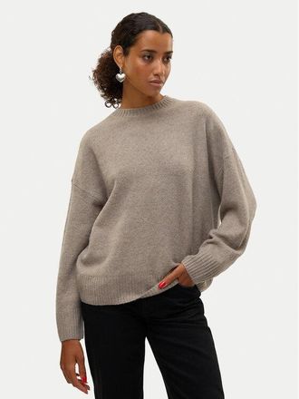 Vero Moda Pullover Boom 10320463 Grau Loose Fit