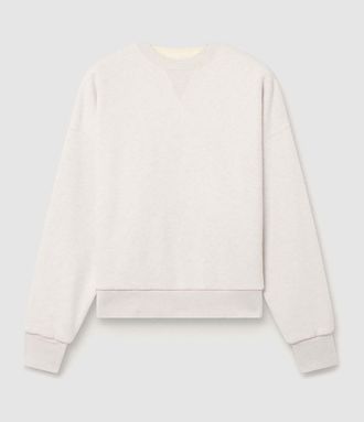 Golden Goose Sweatshirt Star Oversize Vintage Gray Melange