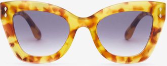 Isabel Marant Lunettes De Soleil Louny - Femme - Miel-gris Foncé - Isabel Marant