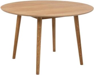 AC Design Furniture Pernille Runder Esstisch - Ø 120 cm, H 75 cm, Eichenfurnier, Skandinavisches Design