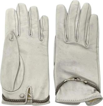 Herm&egrave;s Gants Pre-owned - Femme - Pre-owned - Gris - Taille: ONE Size