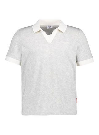 Joop Herren Polo-Shirt wei&szlig; Baumwoll-Jersey