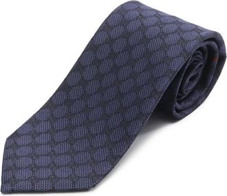 Gucci cravate à motif H (années 2020) - Bleu