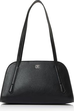 HUGO BOSS Chris 2.0_shbag Long, Sac &agrave; bandouli&egrave;re Femmes, Noir, Kompakt Or Mittelgro&szlig;