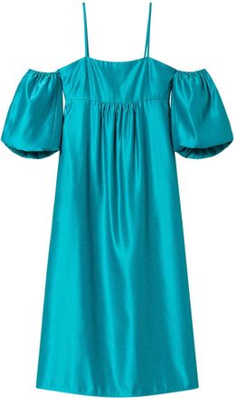 Twin-Set Duchesse Midikleid - Gr&uuml;n