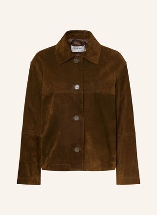 ottod'Ame Ottodame Lederjacke beige
