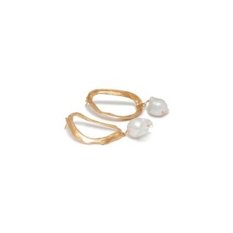 ALIGHIERI Boucle doreille en bronze et perle