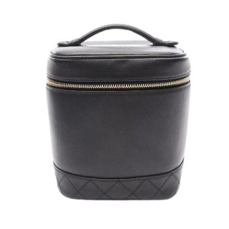Chanel Pre-owned Sac &agrave; main en cuir bicolore - Femme - Pre-owned - Noir - Taille: ONE Size