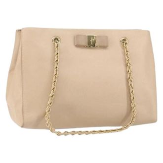 Ferragamo Pre-owned Ledertasche - - Pre-owned - Damen - Beige - ONE SIZE