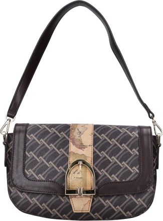 Alviero Martini 1A Classe Sac &agrave; bandouli&egrave;re Geo Print - Femme - Sacs - Brun - Taille: ONE Size