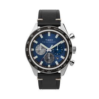 Timex Uhr Timex Waterbury TW2Y18600 Schwarz