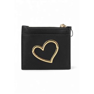 Love Moschino Femme, Accessoires, Noir, Taille: ONE Size Zip Wallet