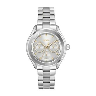 HUGO BOSS unisex, Accessoires, Gris, Taille: ONE Size Montre Moderne en Acier Inoxydable à Quartz Analogique