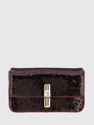 Furla Sac Bandouli&egrave;re FURLA Femme couleur Bordeaux