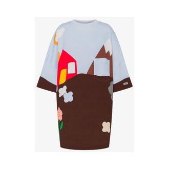 Moschino Femme, Robes, Multicolore, Taille: 36 FR Heavy cotton oversize dress Archive
