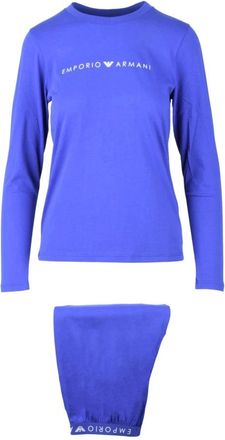 Emporio Armani Femme, V&ecirc;tements de nuit et de d&eacute;tente, Bleu, Taille: 36 FR Maglia Pigiama
