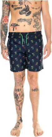Happy Socks Lemonade Badeshorts - - Swimwear - Herren - Blau - M