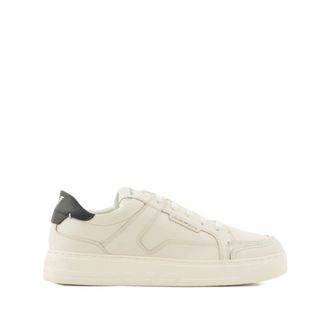 Emporio Armani Homme, Chaussures, Beige, Taille: 45 EU Baskets