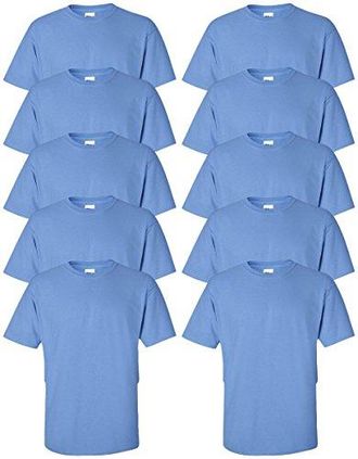 Gildan Mens Ultra Cotton Tee Extended Sizes, Carolina Blue, XX-Large