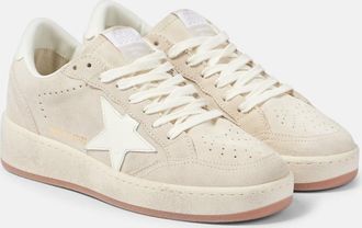 Golden Goose Sneakers Ball Star 2 aus Veloursleder mit Leder