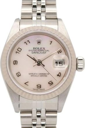 Rolex Pre-owned Datejust 26mm - Femme - Pre-owned - Blanc - Taille: ONE Size