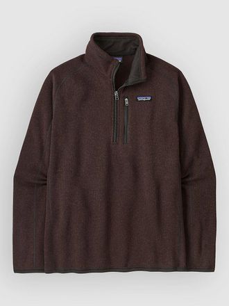 Patagonia Better 1/4 Sweat &agrave; capuche zipp&eacute; marron