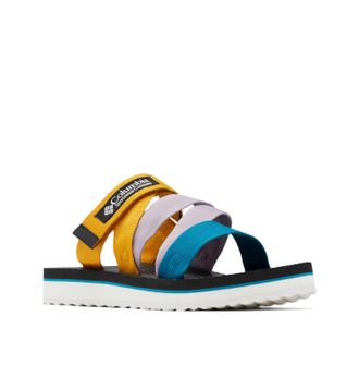 Columbia Alava Slide Sandalen für Damen, Gelb (Golden Yellow x Snowcap), 37 EU