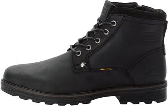 Camel Active Herren Schnürboot aus Nubukleder vom Rind Schwarz, menswear-41