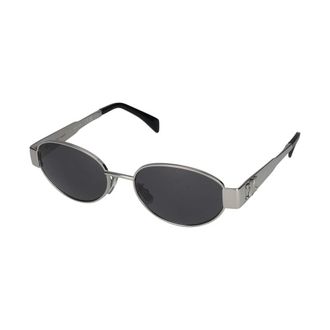 Celine Triomphe Metall-Sonnenbrille Oval - - Accessories - unisex - Grau - 54 MM