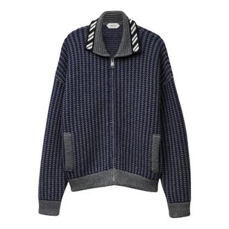Versace Herren, Strickwaren, Blau, XLGr&ouml;&szlig;e