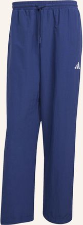 adidas Hose Essential Small Logo Woven Open Hem blau