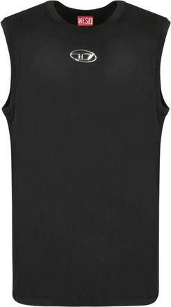 Diesel Homme, Tops, Noir, Taille: L T-Bisco-Iod