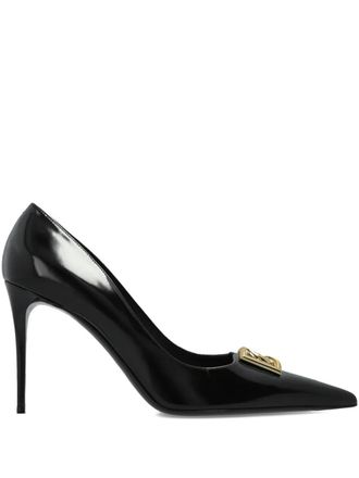 Dolce & Gabbana pointed-toe metal pumps - Schwarz