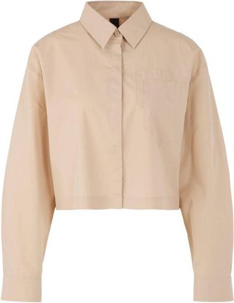 Marc Cain Damen Hemdbluse aus Baiobaumwolle