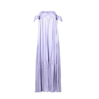 Aniye By Satin Sweetheart Neckline Ruffle Kleid - - Dresses - Damen - Lila - M