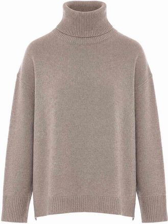 Allude Pull Col Rond - Beige