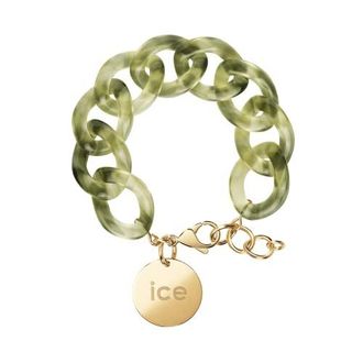 Ice Watch ICE Jewellery - Chain Bracelet - Opaline Green - Bracelet Mailles XL pour Femmes Fermé dUne Médaille Dorée (021229)