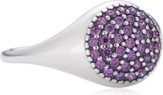 Pandora Pandora Damen-Ring 925 Sterling Silber Zirkonia violett Gr.54 (17.2) 190888CFP-54
