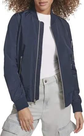 Levi's Damen Melanie Newport Bomber Jacket (Regular & Plus Size) Jacke, Marineblau, S